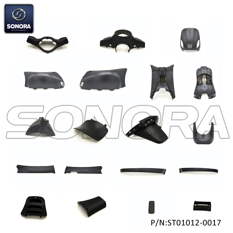 ZNEN ZN50QT-30A RIVA BODY KIT(ROUND HEADLIGHT) MATT BLACK GREY WLBK014 ...